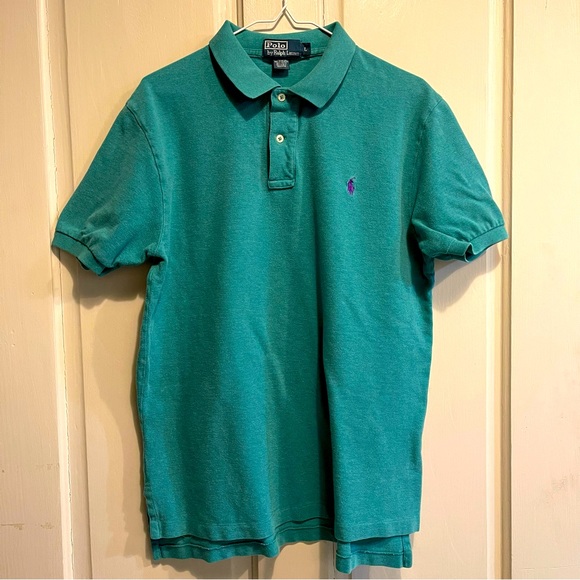 Polo Ralph Lauren | Shirts | Ralph Lauren Teal Heather Mens Large Polo ...